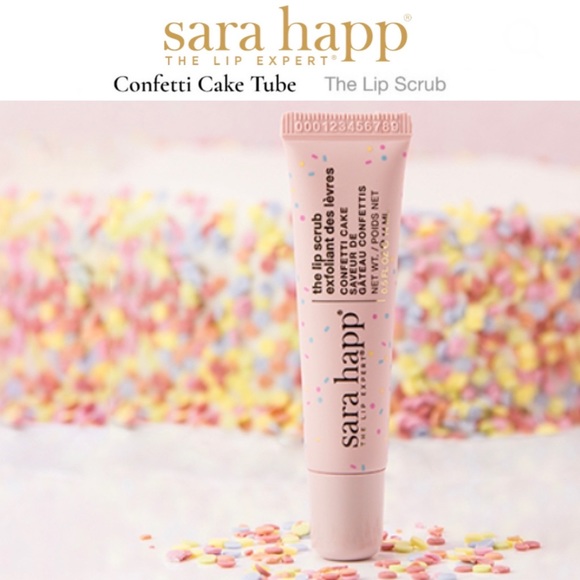 Sara Happ | Makeup | Sara Happ Confetti Cake Lip Scrub Tube | Poshmark
